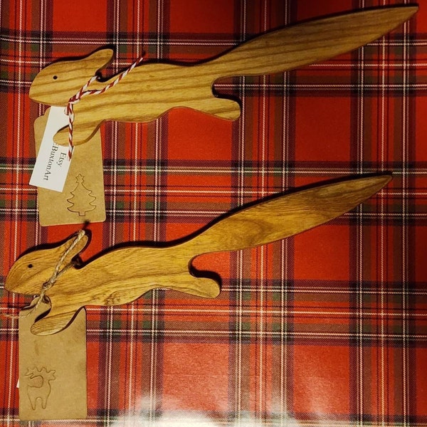 Wooden Squirrel Oven Rack Push Pull Stick, Handcrafted Kitchen Tool, Christmas Gift ...