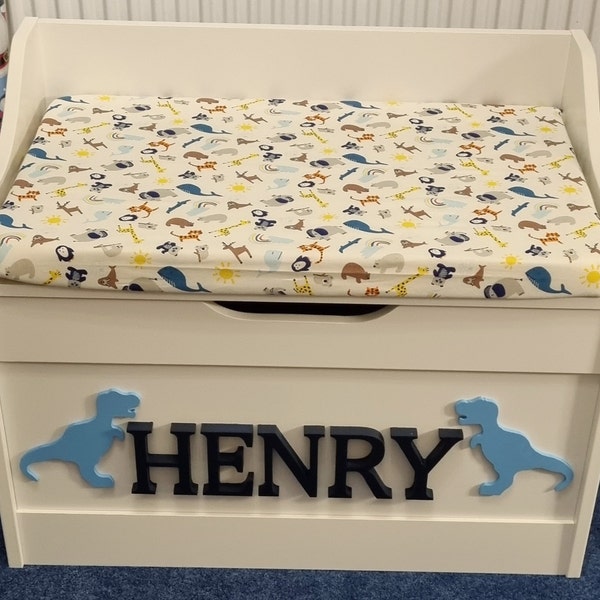 Toy Box Cushion Removable and Machine Washable - Etsy UK