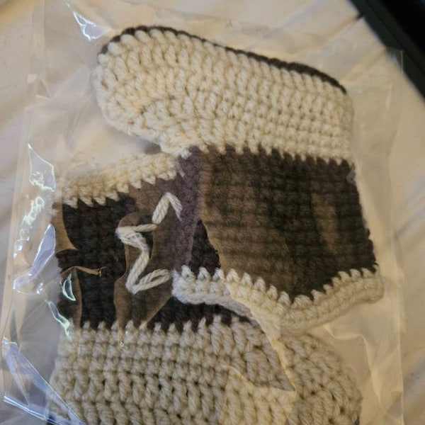Newborn Baby Cowboy Boots Handmade Baby Booties Baby Shower Gift Baby ...