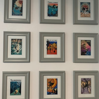 Icarus Greek Mythology Print, Graphic Minimalist Wall Art, the Fall of ...