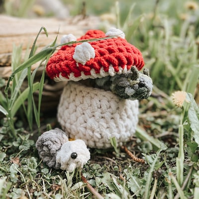 Pattern Bundle Mini Mushroom Little Critters Pattern Collection CROCHET ...