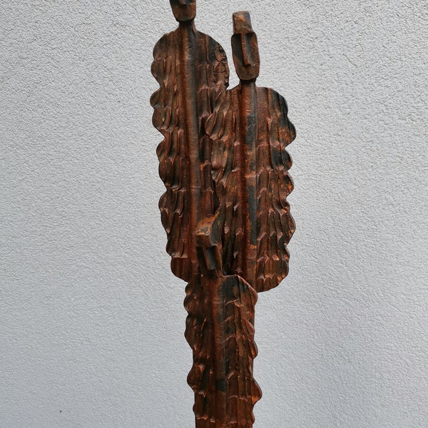 People - Metal Art | Large Garden Metal Sculpture | Family Gift - Etsy