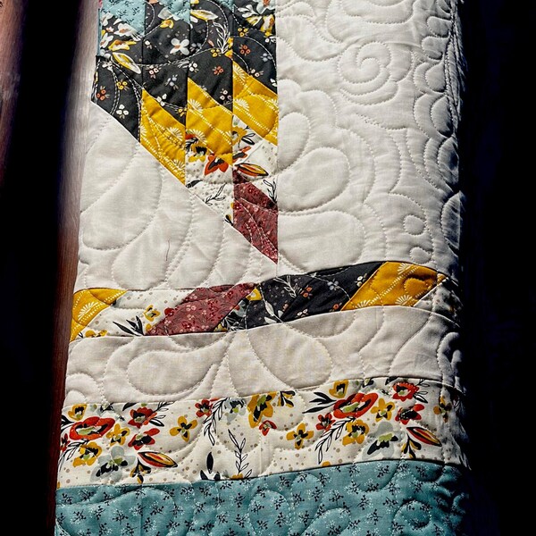 Road Map Quilt Kit Using Denim and Daisies by Fig Tree and Co- Moda-60 ...