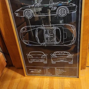 Honda S2000 AP1 Blueprint Poster - Etsy
