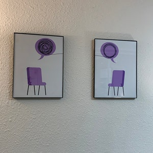 Therapy Counselor Office Wall Art Digital Prints, Psychologist Poster ...