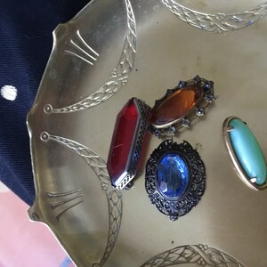 Bejeweled Linen Purse Kiss Frame Structure Vintage 1962 - Etsy