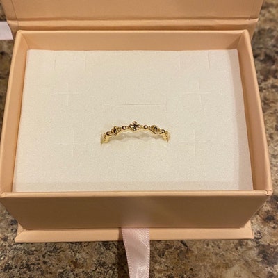 Kyrie Rosary Ring, 14k 18k Gold - Etsy