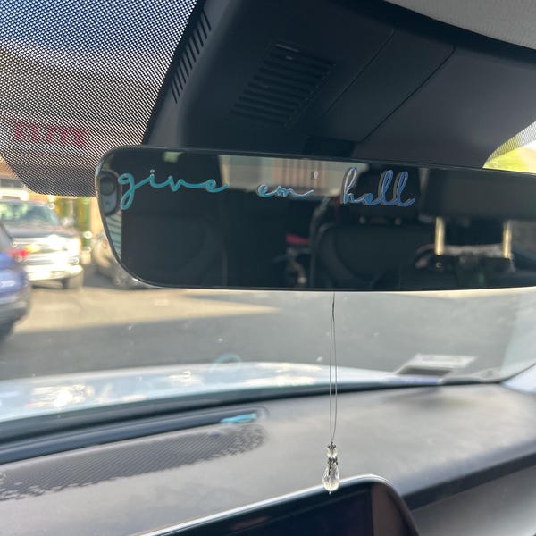 Howdy Darlin' Vinyl Car Decal|rear View Mirror Decal|cute Western ...