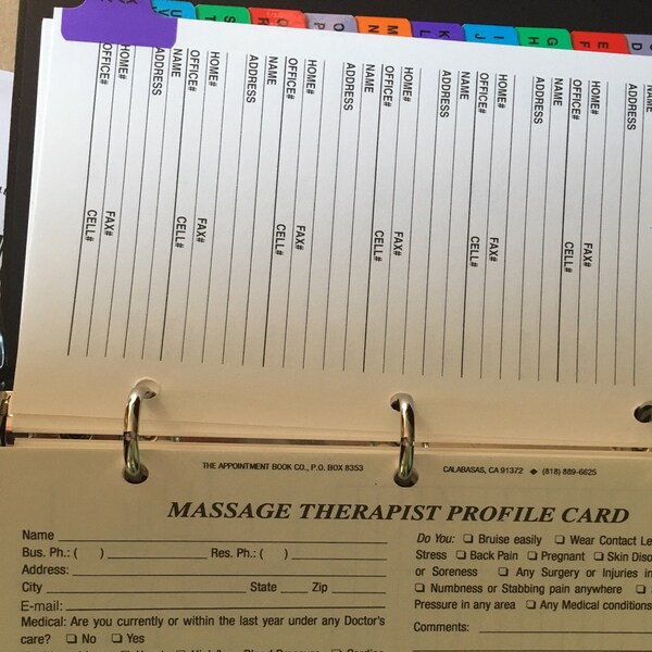 Esthetician Client Profile Cards - Pack of 100 (refills Only) - Etsy