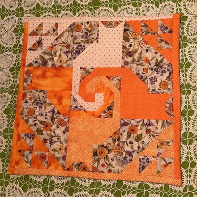 Spiral Cats Quilt Block PDF Pattern With Video Tutorial 16, 18, 20, 22 ...