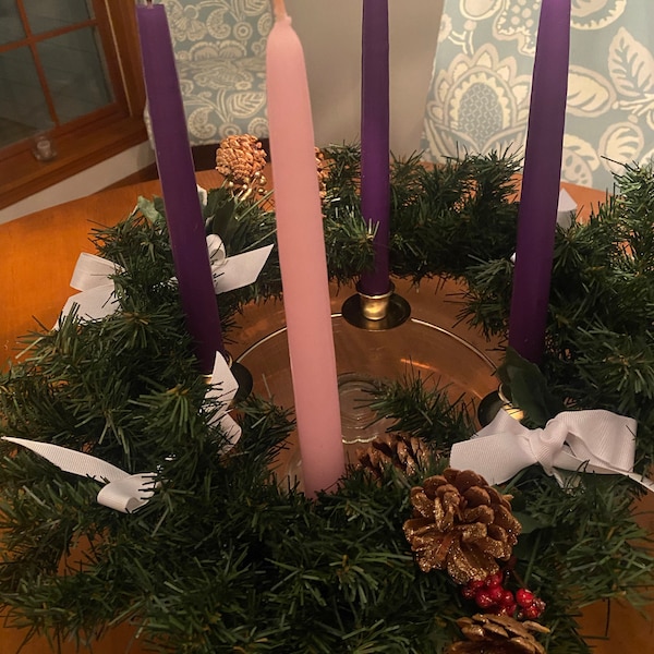 Advent Wreath Kit - Advent Ring & Candles - Etsy