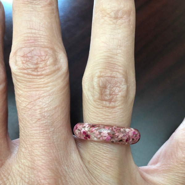 Real Flower Ring / Four Seasons Full Set / Spring Summer Autumn Winter ...