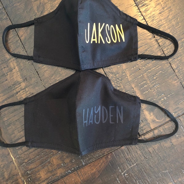 Personalized Kids Face Mask - Etsy
