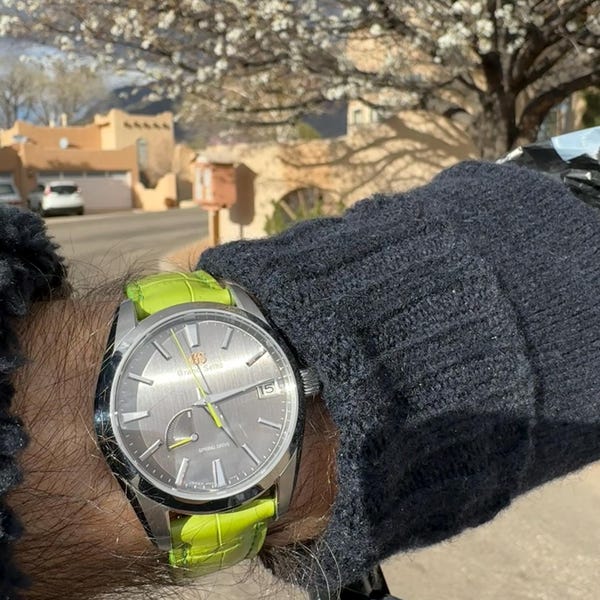 Bespoke Racing Rally Navy Mix Red Epsom Leather Watch Strap, Slim Watch ...