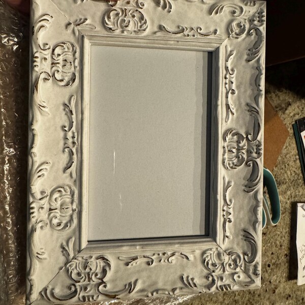 French Country Frame Glass Victorian Antique Vintage Farmhouse Ornate ...