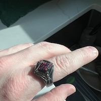 The Necromancer Ring, One of the Nine Rings of Men, Officially Licensed ...
