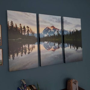 3 Panel Split triptych Canvas Print. 1.5 Deep Frames, Beautiful ...