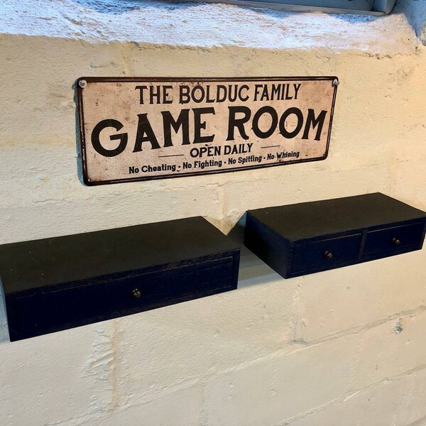 Personalized Game Room Sign Rec Room Sign Card Room Pool Billiards Room ...