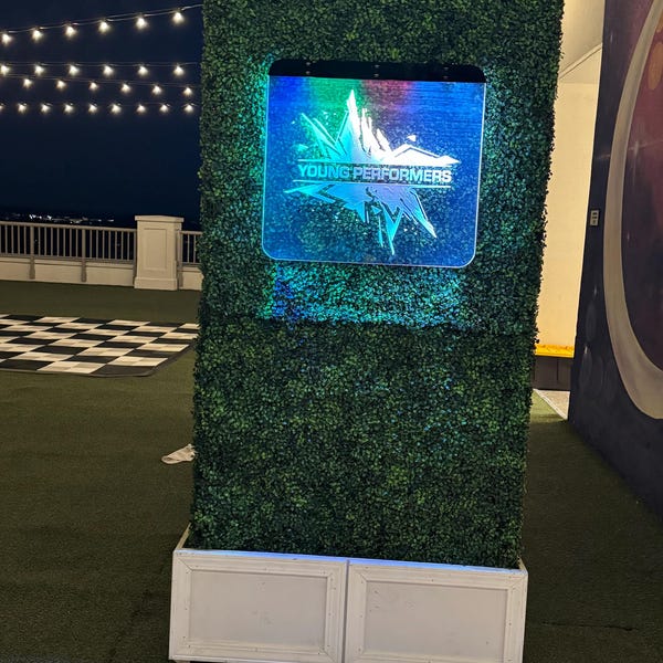 Custom Table Top Multi-color Edge Lit Acrylic Sign Clear - Etsy