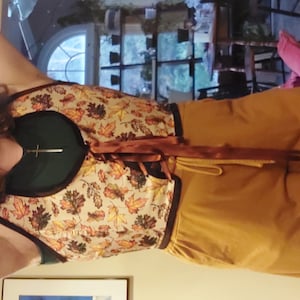 Hobbit Bodice, Autumn Renaissance Corset Oak Cottagecore Style Corset ...