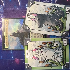 5 of Each Rin and Seri // Cat and Dog Tokens for Magic the Gathering - Etsy
