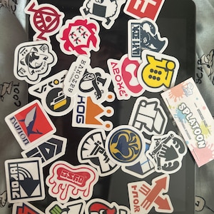 Splatoon Brand Logos New Logos and Splatoon 3 Graffiti Added - Etsy UK