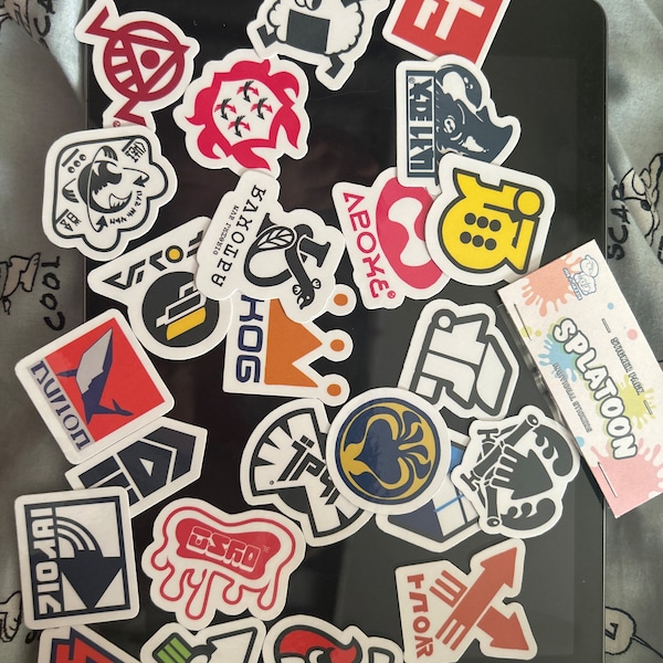 Splatoon Brand Logos New Logos and Splatoon 3 Graffiti Added - Etsy UK
