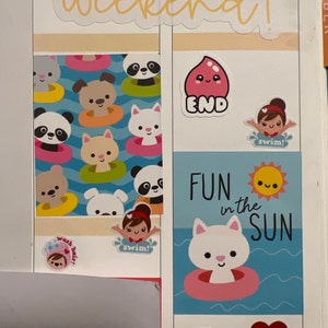 Happy Meeting Reminder Tracker Cute Kawaii Planner Stickers - Etsy