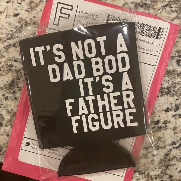 It's Not A Dad Bod It's A Father Figure / Beer Holder / Gift for Dad ...
