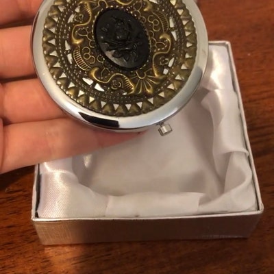 Small Pill Case, Elegant Pill Organizer, Jewelry Box , Travel Pill ...