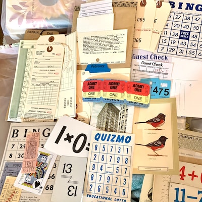 Junk Journal Tickets, Tags, and Cards, Junk Journals Embellishments ...
