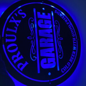 Mountain LED Metal Art Sign / Light up Mountain Metal Sign / Multi ...