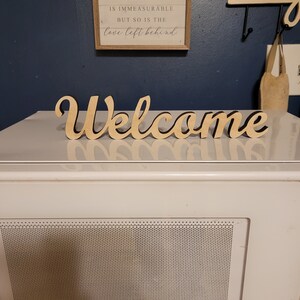 Custom Laser Cut Stand up or Hanging Sign Classic Script - Etsy