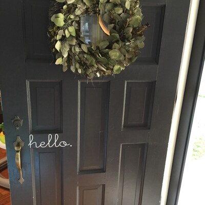 Hello Decal, Front Door Decals for Home and Office, Front Door House ...