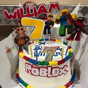 Roblox Birthday Cake Topper. - Etsy