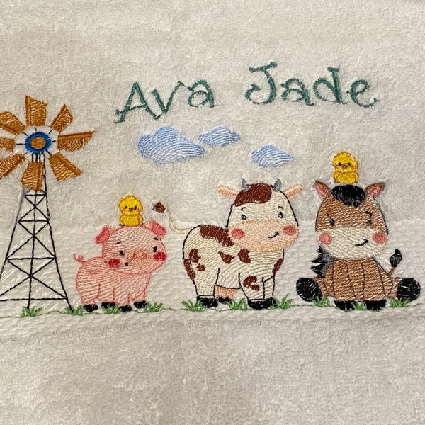 Farm Animals Embroidery Design - Cow Embroidery Designs Machine ...