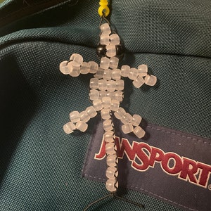 Pony Bead Possum Keychain - Etsy