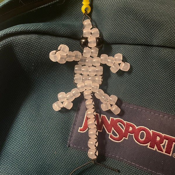 Pony Bead Axolotl Keychain - Etsy