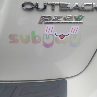 Subuwu Vinyl Decal Sticker Subie Car Enthusiast Gift JDM - Etsy