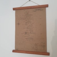 Map of Frank Herbert's DUNE Series, Arrakis World Map 70100cm, Caladan ...