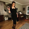 Janice - Old Hollywood Pencil Dress Curve Neckline - Etsy