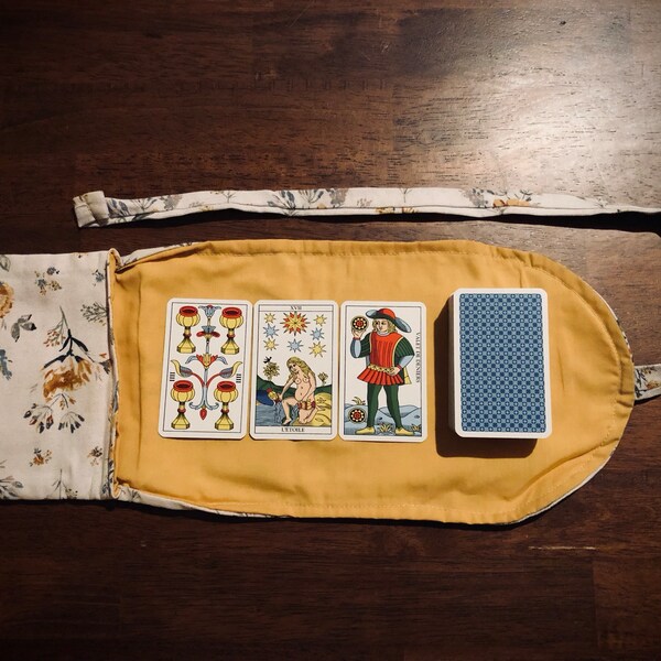 Tarot Card Wrap | Tarot Card Holder | Tarot Card Bag | Tarot Purse ...
