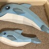 Dolphin Papercraft SVG and PDF, Papercraft Fish, Mom and Baby Dolphin ...