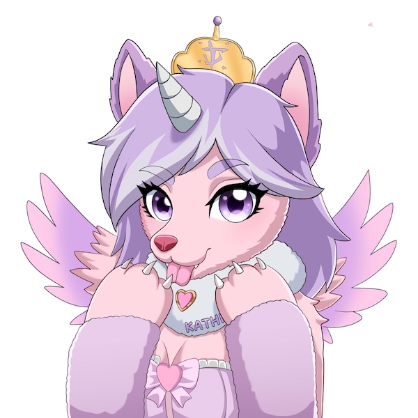 Custom Chibi Cute Animated Vtuber Logo for Your Vtuber, Animated Logo ...