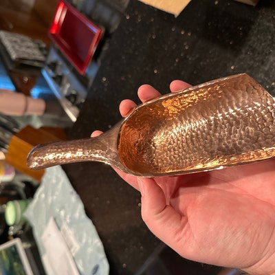 Hammered Copper Serrated Ice Tongs - Etsy