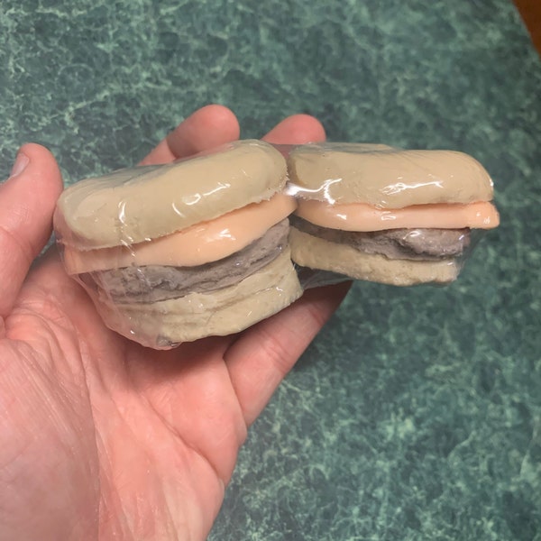 Hamburger Soap Mini Set - Cheeseburger Soap, Party Favors, Burger Soap ...