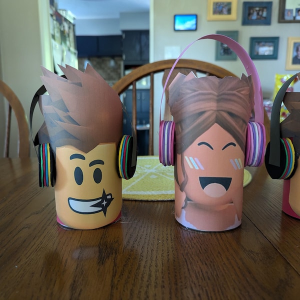 ROBLOX POPCORN BOX- Roblox Birthday Party Printable Popcorn Boxes ...