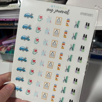 May Monthly Bullet Journal Sticker Kit Spring Garden themed stickers ...
