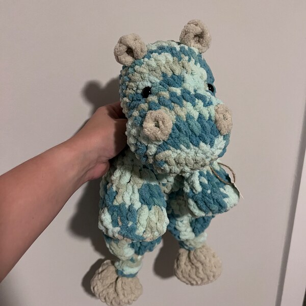 Chuflippo the Chunky Floppy Hippo - Amigurumi Crochet Pattern - Etsy