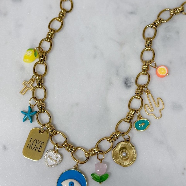 Custom Bag Charm, Gold Purse Chain Handbag Accessorry, Handbag Chunky ...